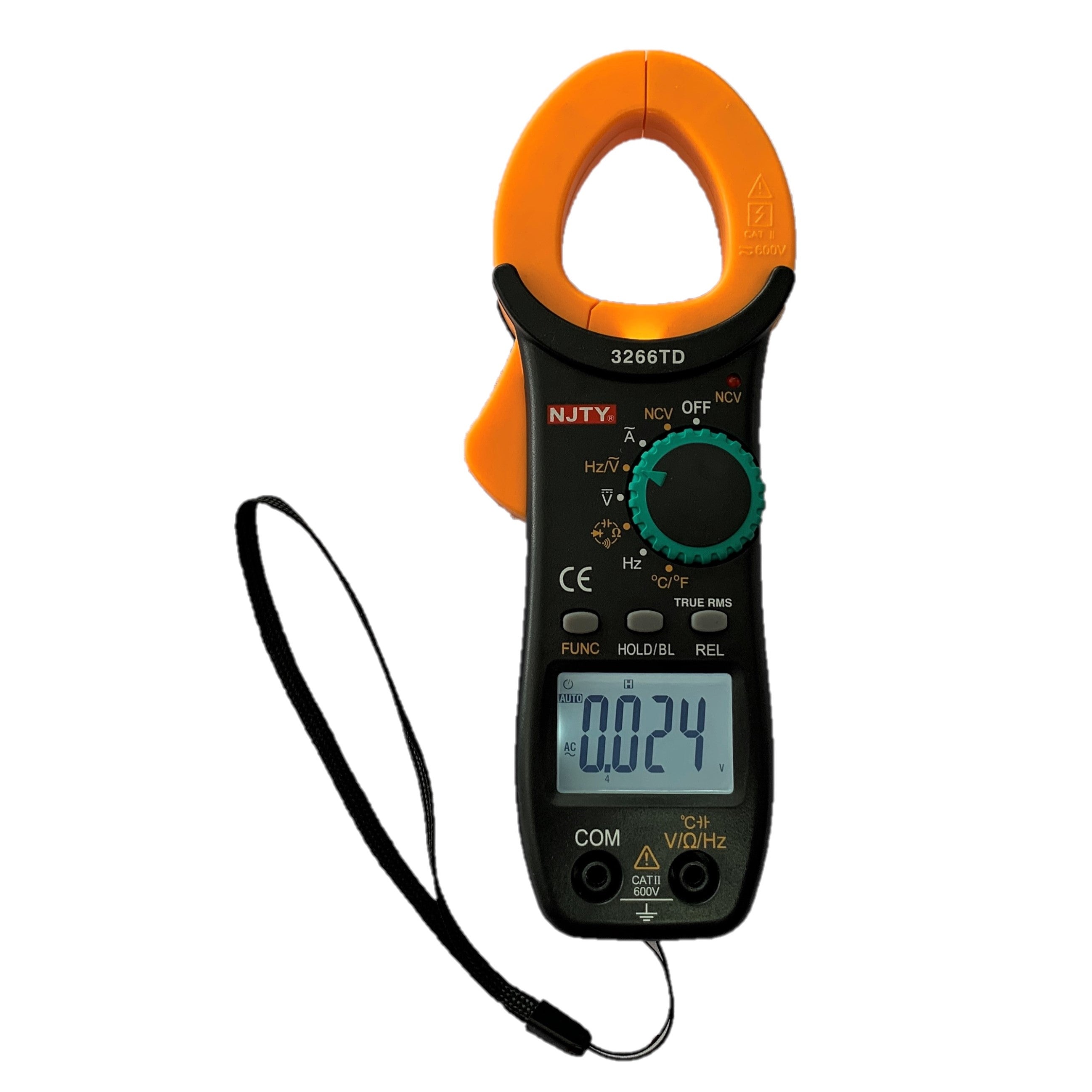 Multimetro Autorango Digital tipo Pinza Amperimetrica con Probador de ...